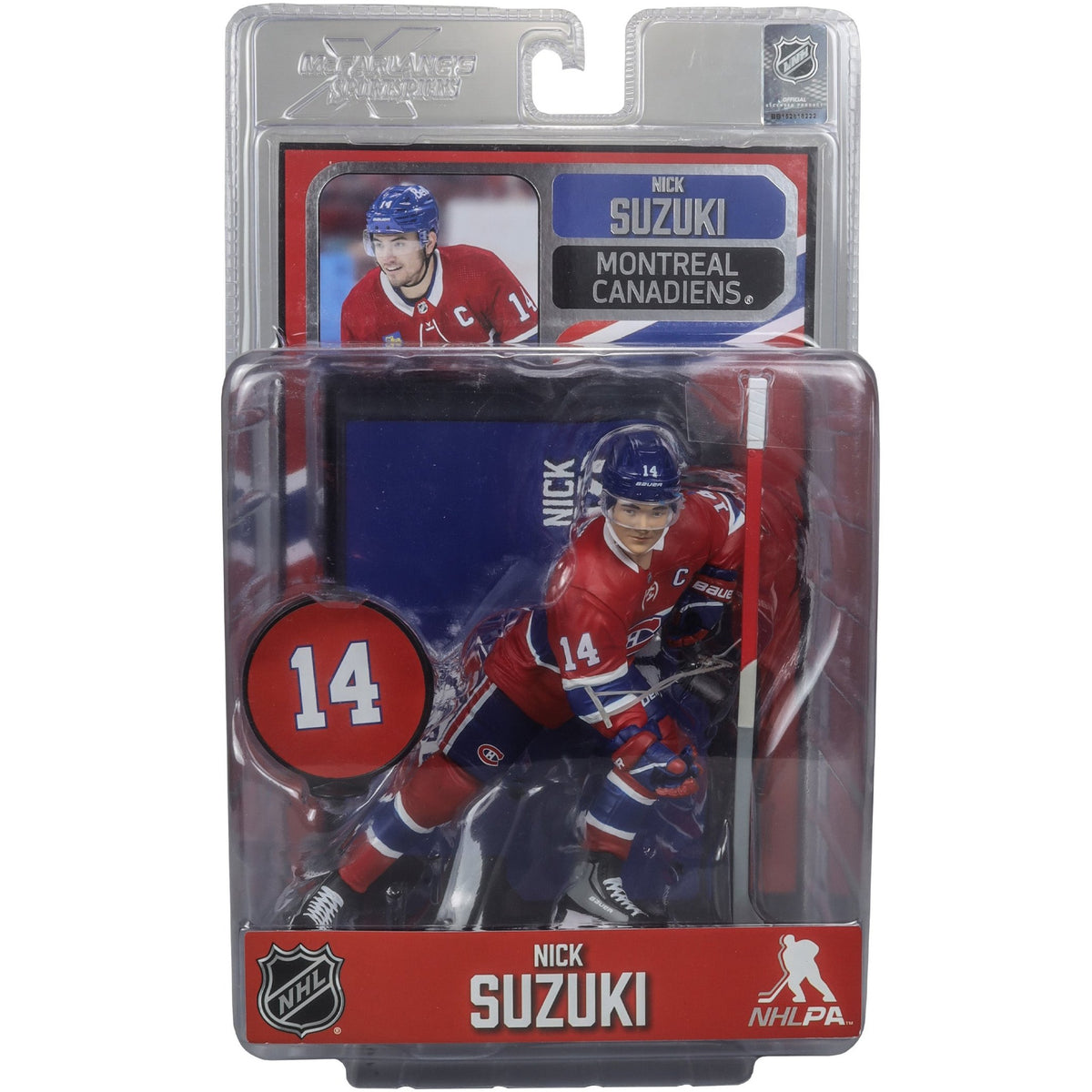 McFarlane NHL Nick Suzuki Montreal Canadiens Player Figurine