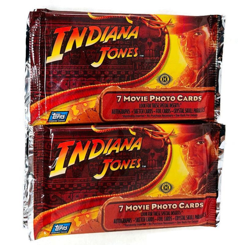 Indiana Jones Kingdom of the Crystal Skull Trading Card Pack ( Lot of