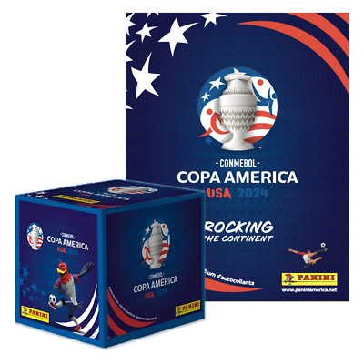 2024 Panini COPA America Soccer Stickers Box and Album