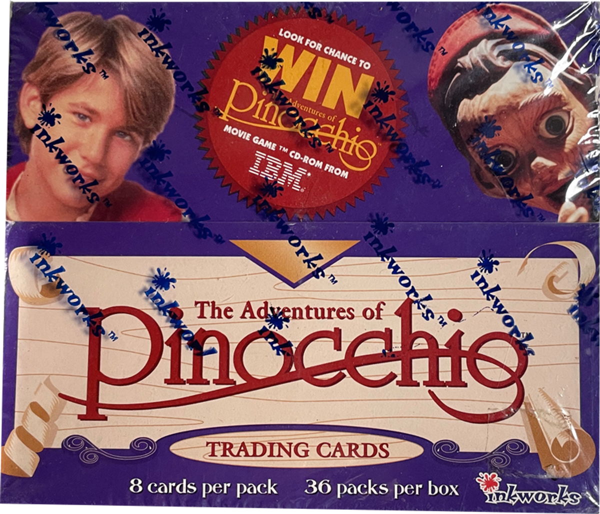 1996 Inkworks The Adventures of Pinocchio Trading Cards Box | Miraj Trading