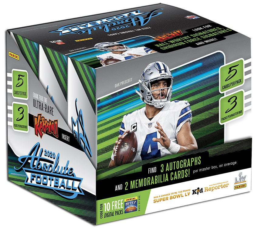 2020 Panini Absolute Football Hobby Box