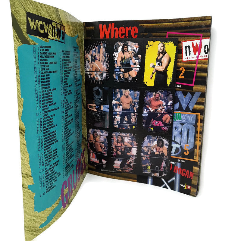 1998 Vintage Panini WCW/nWo Superstars Photocard Album & WCW/NWO WREST ...