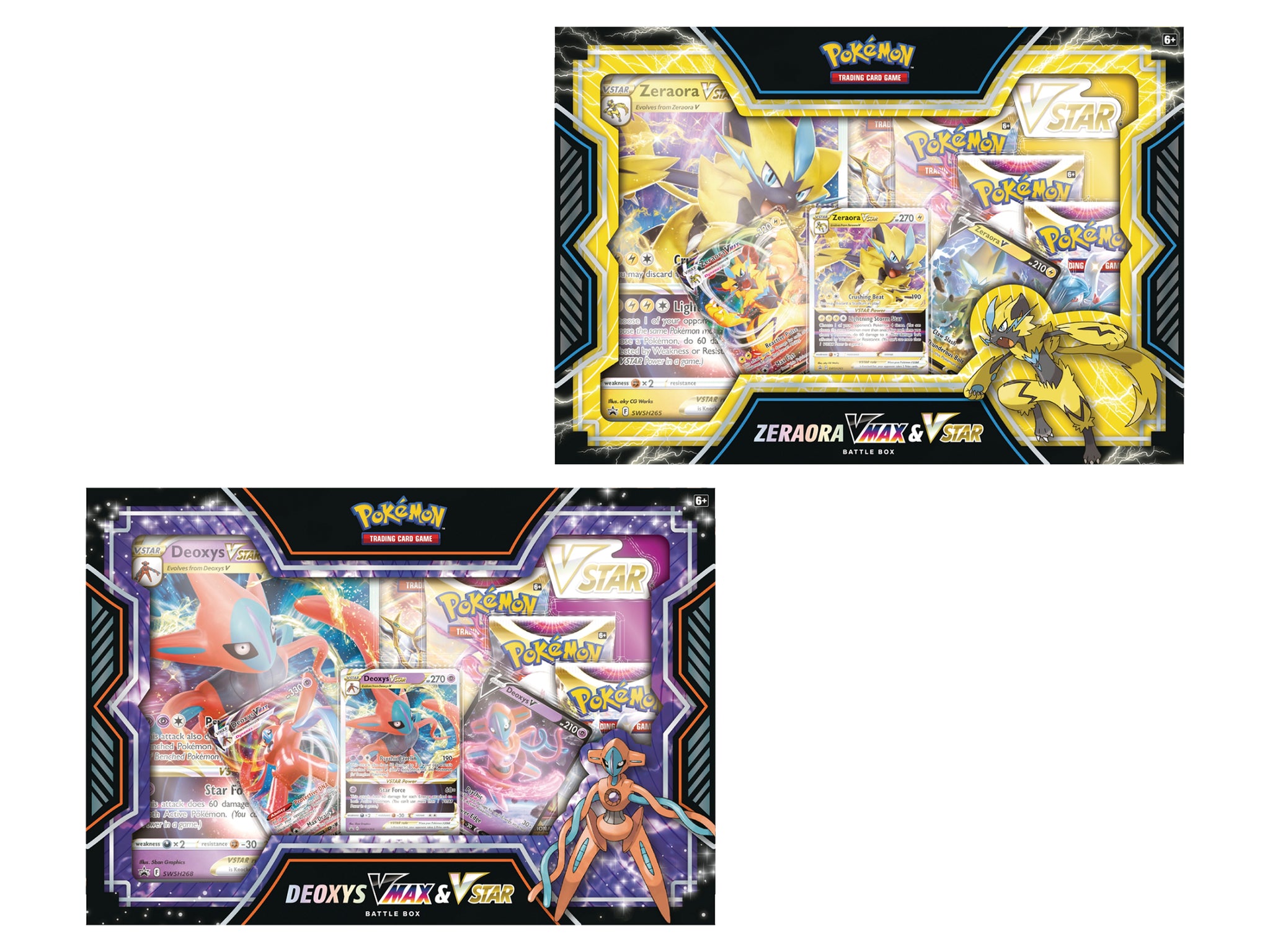 Pokémon TCG: Zeraora/Deoxys VMAX & VSTAR Sealed Battle Box | Miraj Trading